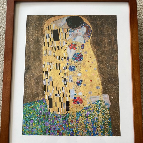 Art | Klimt The Kiss Framed Print Art Nouveau Modern Art Gustav Der ...